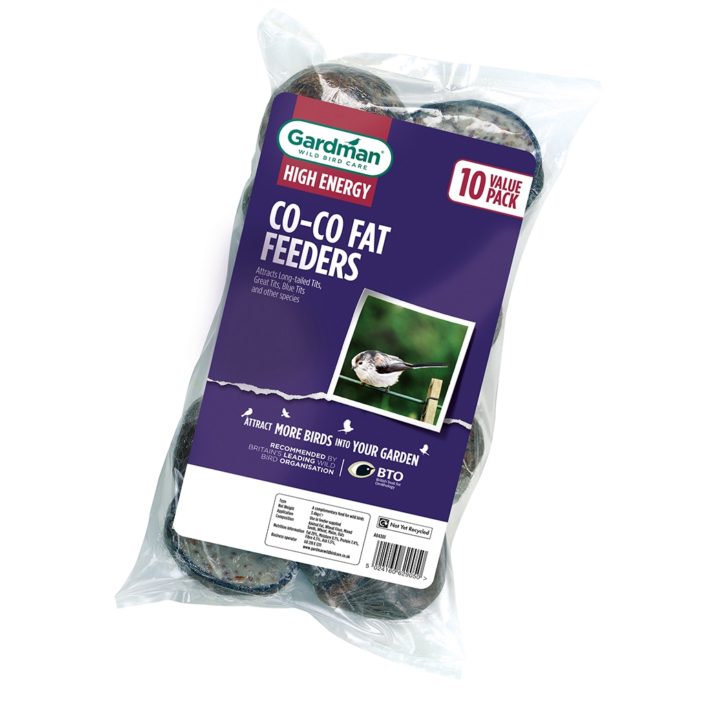 Gardman Suet Filled Co-Co Feeder 10 Pack - Shop - Skylark Garden Centre
