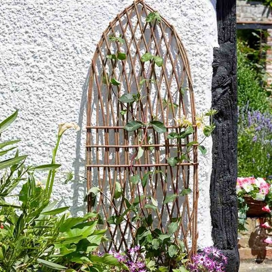 Smart Garden Extra Strong Framed Willow Trellis - Gothic 1.8 x 0.60m ...