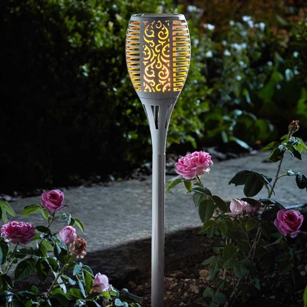Smart Garden Solar Flaming Torch - Slate - Shop - Skylark Garden Centre