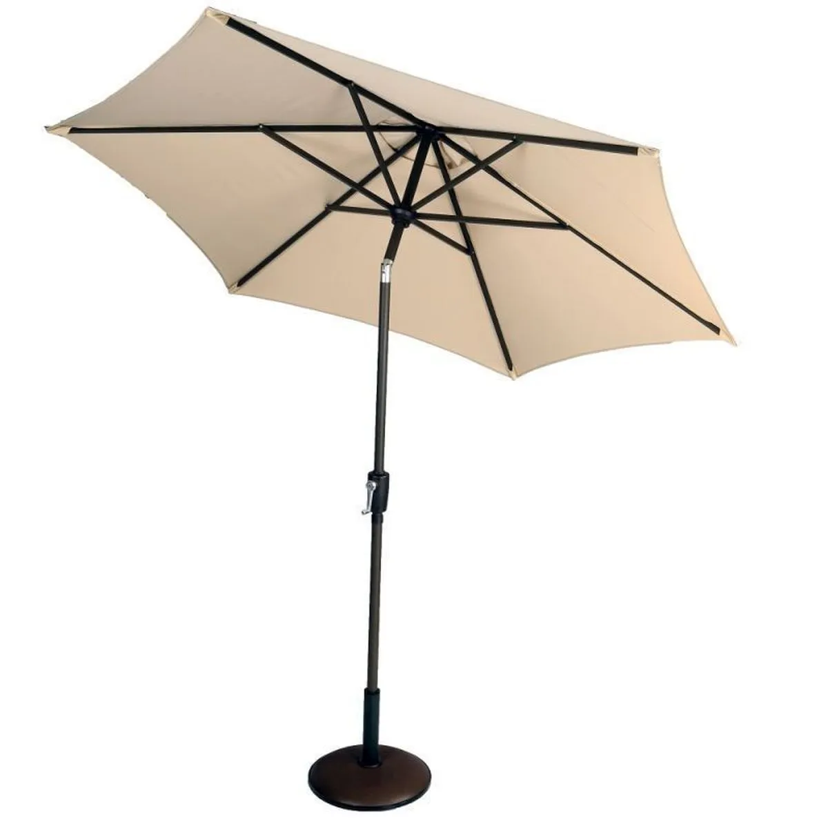 Supremo Riviera 2.5m Parasol - Almond - Shop - Skylark Garden Centre