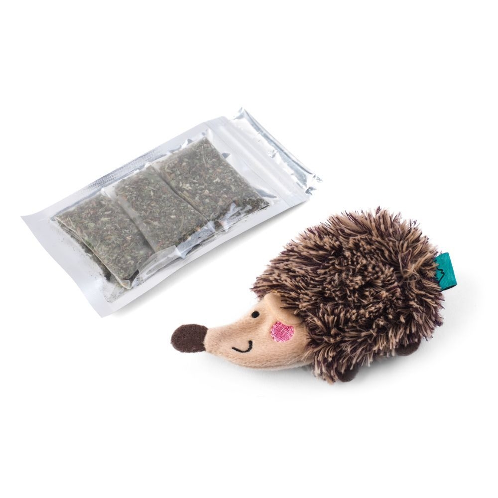 Zoon Nip-it Refillable Catnip Hoglet - sachet included - Shop - Skylark Garden Centre